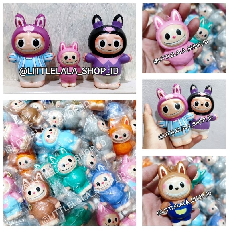 Jual Labubu Squishy /boneka labubu popmart 8cm dan 12cm hellokitty ...