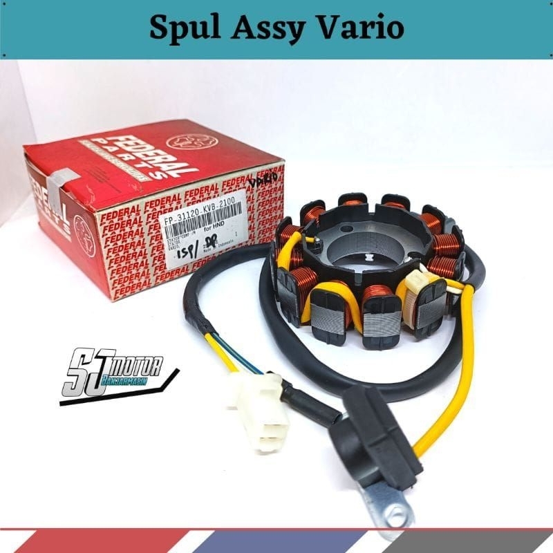 Jual Spul Spol Spool Statar Assy Stator Comp Federal (KVB) Vario 110 CW ...