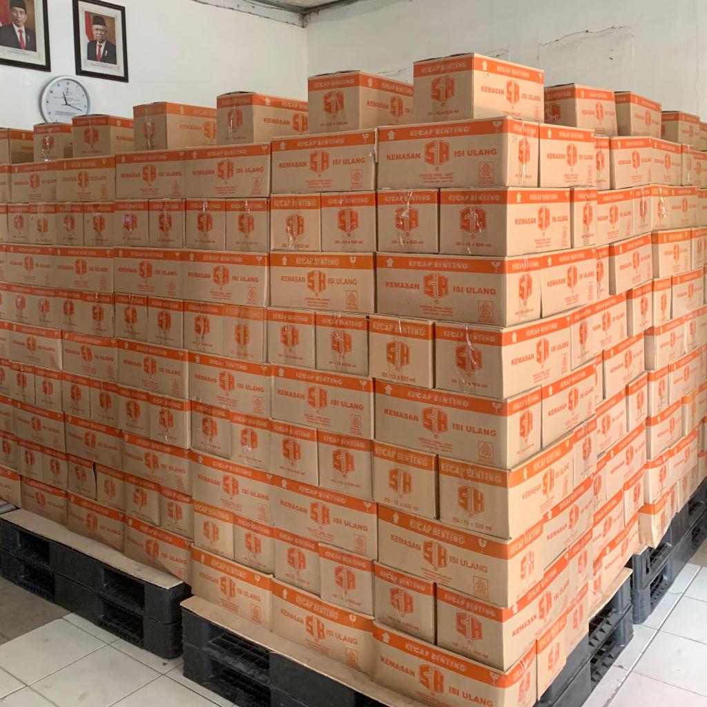 Jual Kecap Benteng SH 1 Karton Pouch Refil 620ml / 1 Dus isi 12 pcs ...