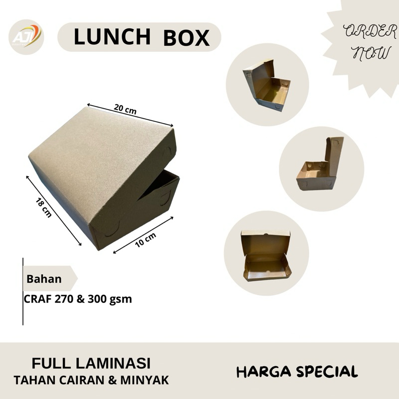 Jual Lunch box paper dus makanan dus ayam,dus burger,dus dimsum ...