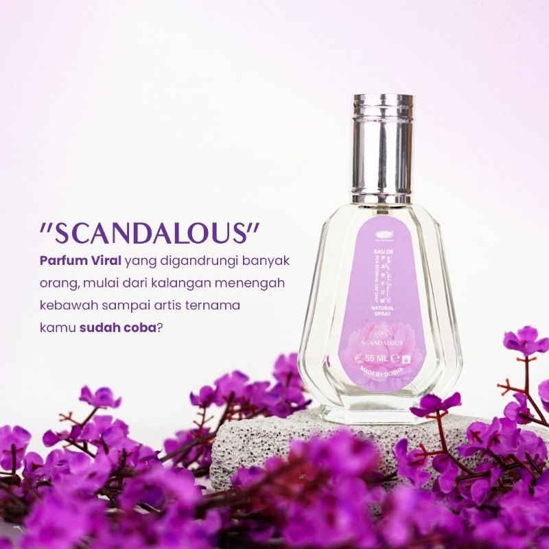 Jual Parfum Viral!! Parfum Premium Dobha Aroma Scandalous Spray 55ml ...