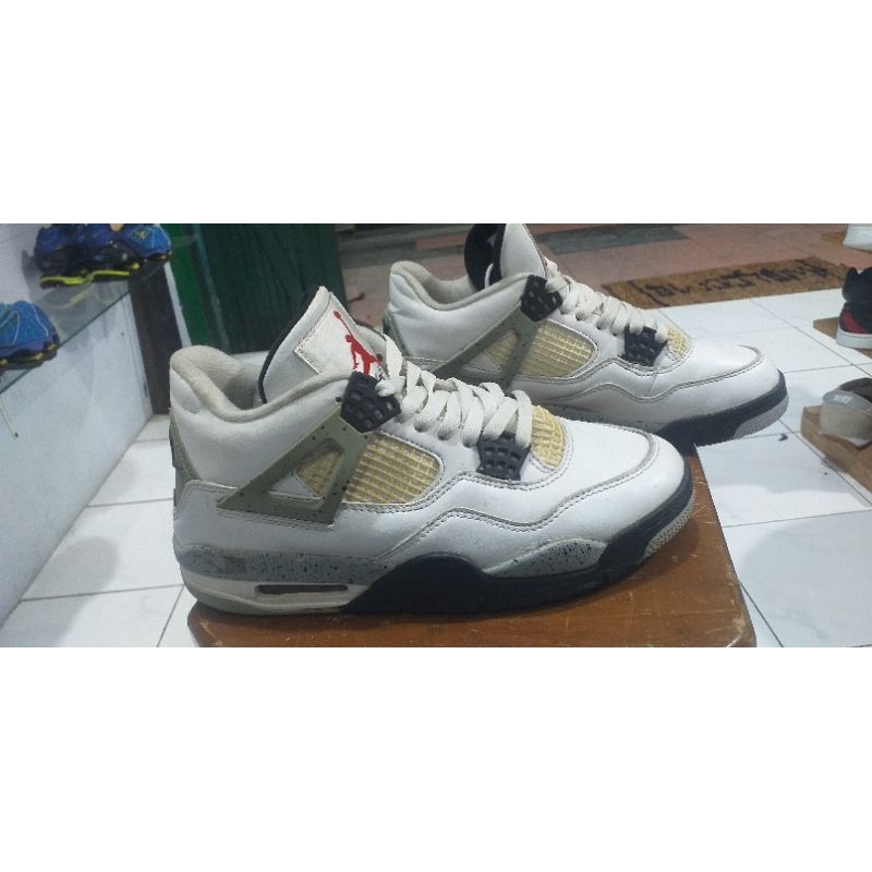 Jual AIR JORDAN 4 RETRO HITAM PUTIH | Shopee Indonesia