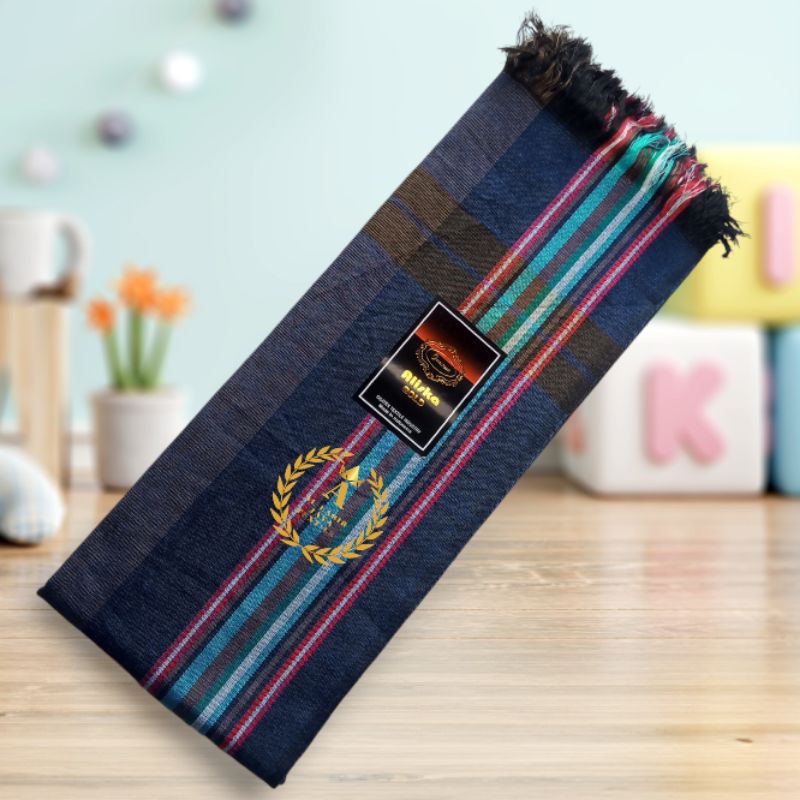 Jual Sorban Arab Jumbo Surban Aliska Gold Motif Salur Songket Premium ...