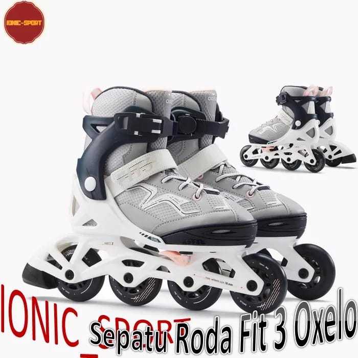 Jual Sepatu Roda Anak Oxelo Fit 3 Inline Skate Junior Fitness ...