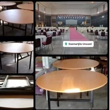 Jual Meja lipat otomatis bulat Diameter lingkaran D200/75 hotel ...