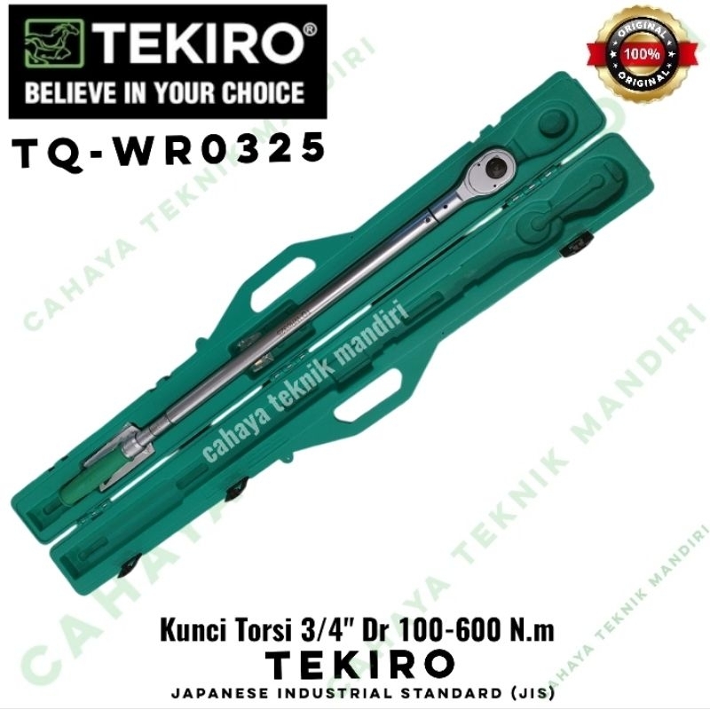 Jual TEKIRO TR5000 kunci torsi 3/4 inch ukuran 100 - 600 Nm torsi momen | Shopee Indonesia