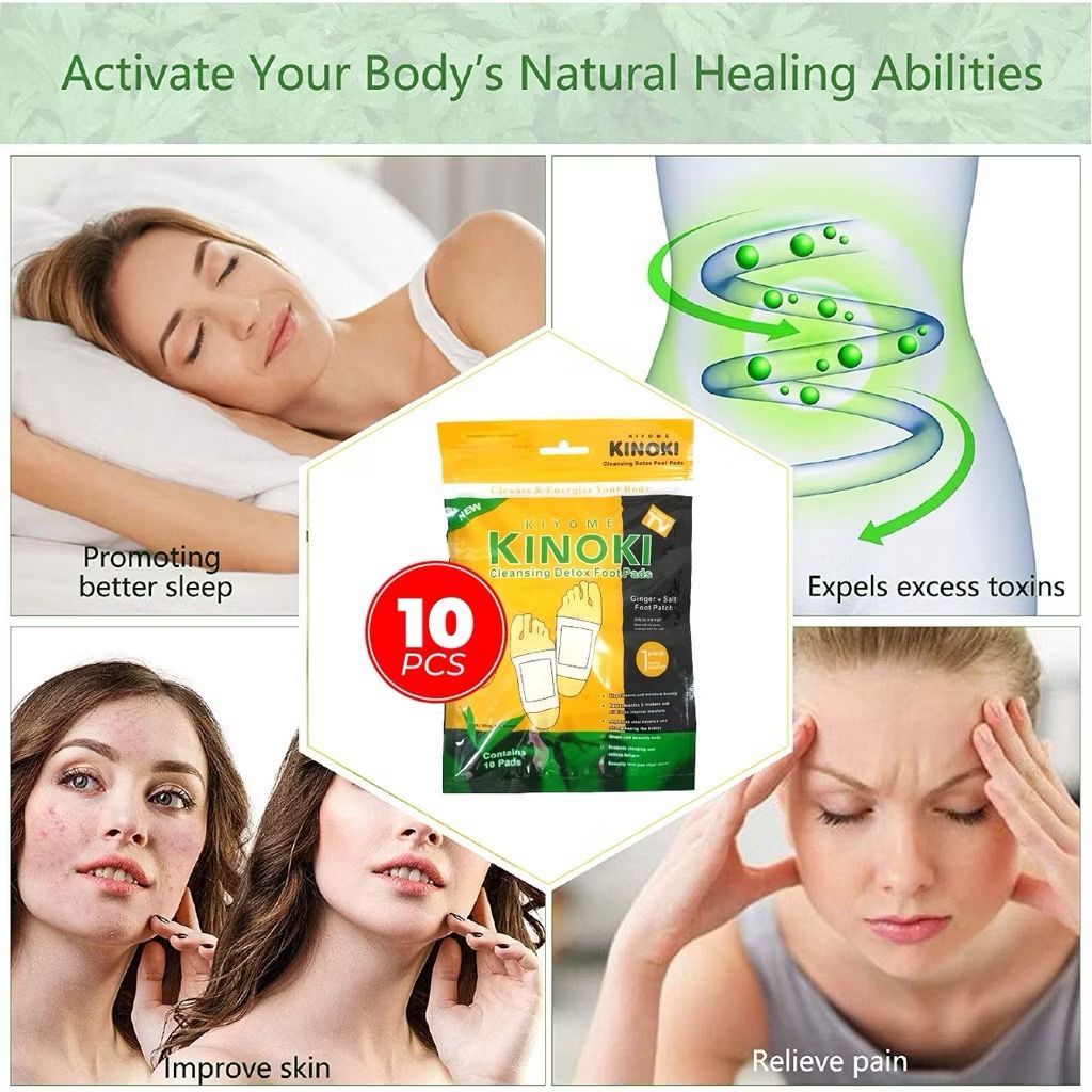 Jual kinoki gold emas koyo kaki detox 1 box isi 10 sachet | Shopee ...
