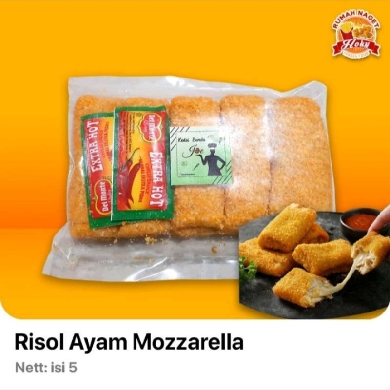 Jual Risol Ayam Mozzarella 5pcs (Dengan Saus Sambal) | Shopee Indonesia