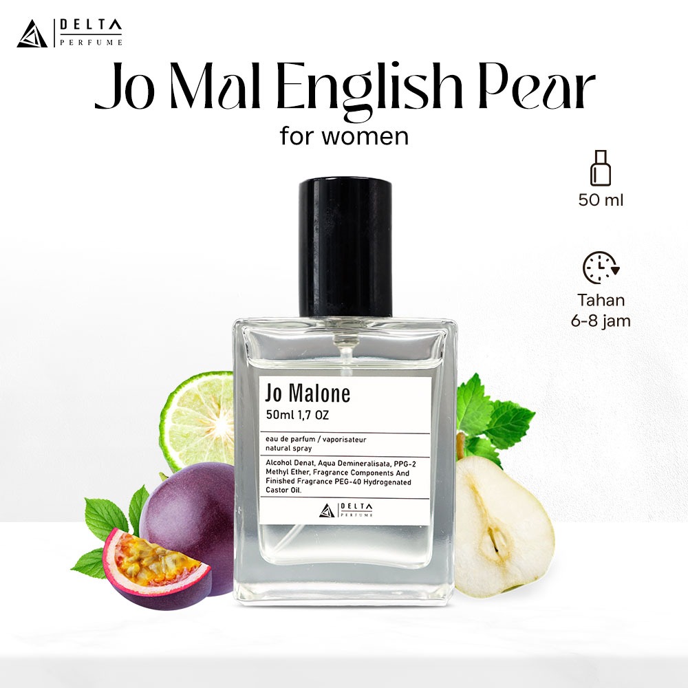 Jual Delta Perfume Official | Jo Mal English Pear - Parfum Wanita Tahan ...