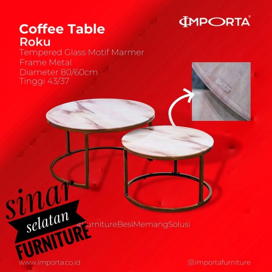 Jual COFFEE TABLE ROKU | Shopee Indonesia