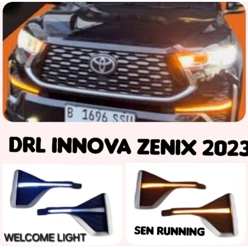 Jual DRL LED TOYOTA INNOVA ZENIX ( WELCOME LIGHT+ SEN RUNNIG) | Shopee ...