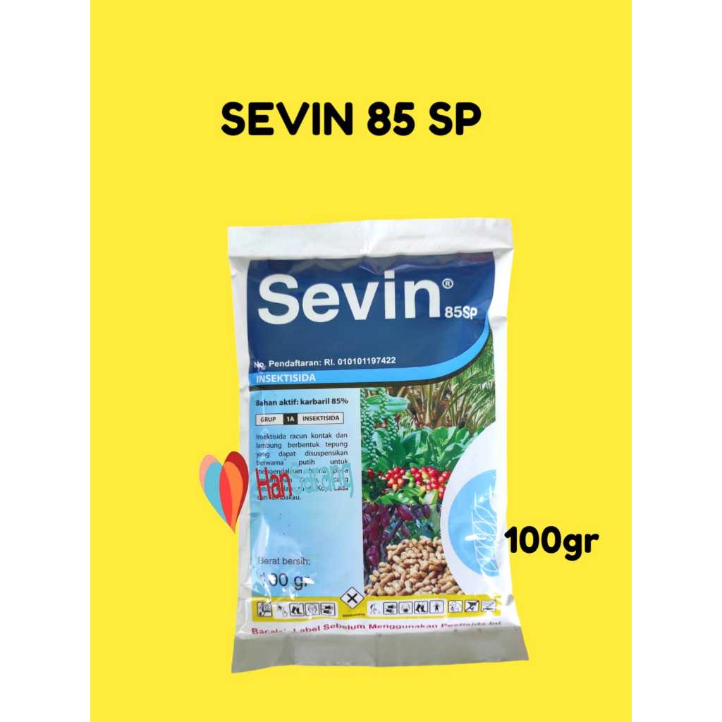 Jual Sevin 85 SP Insektisida 100 gram Obat Gurem Tungau serangga Ulat ...