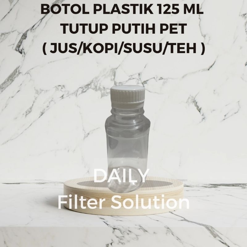 Jual Botol Plastik 125 ml (1 Set Isi 10 botol) Kemasan Pet Minuman Kopi ...