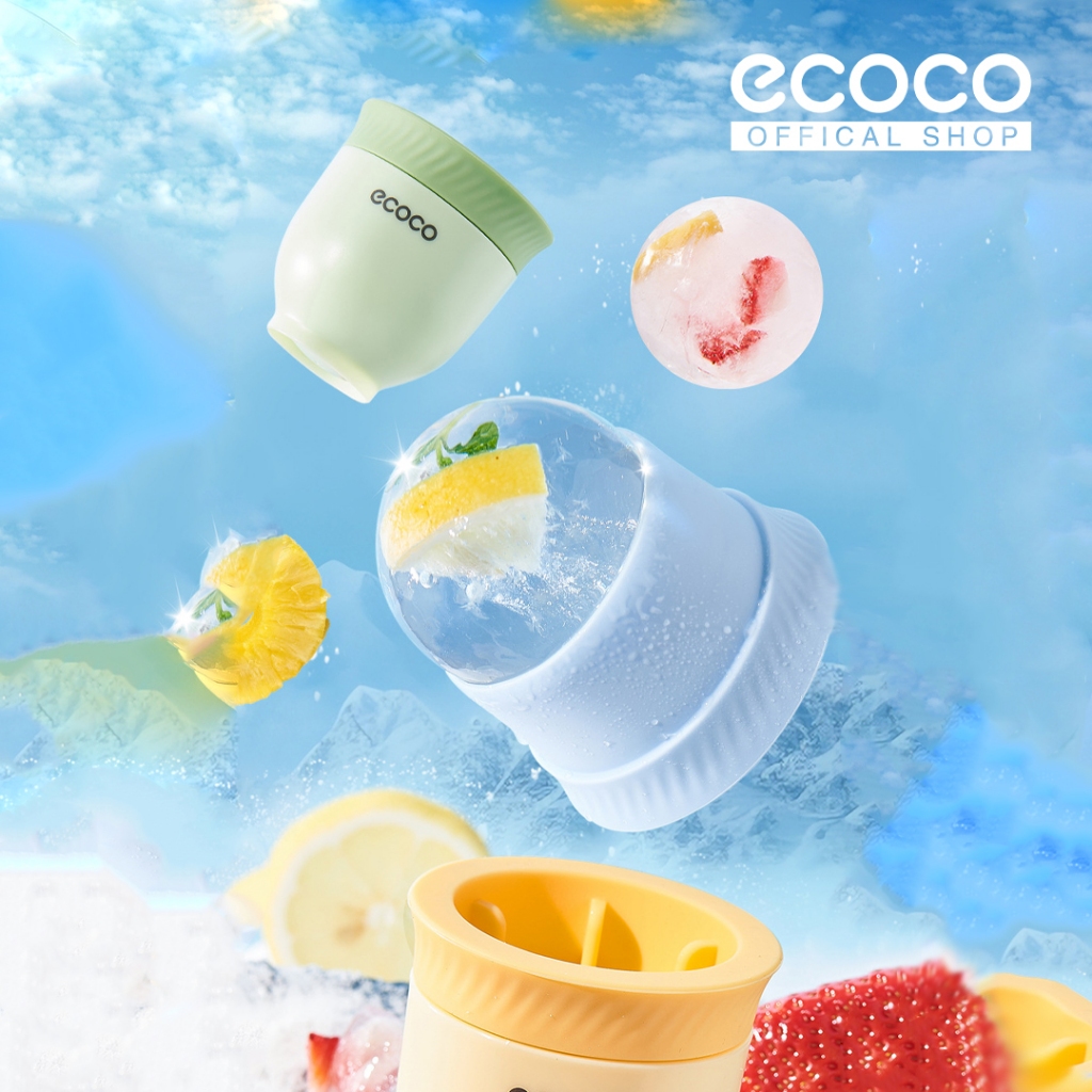 Jual ECOCO Ice Mold Hockey - Cetakan Ice popsicle cetakan es batu buah ...