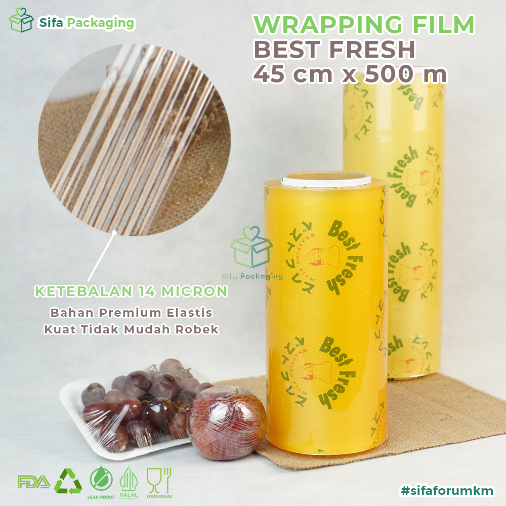 Jual Wrapping FIlm Bestfresh 45X500 Plastik pembungkus makanan Plastik ...