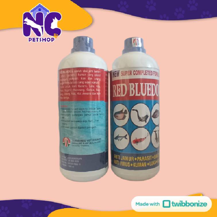 Jual RED BLUEDOX 1L - Obat anti virus, jamur, parasit dan kutu pada ...