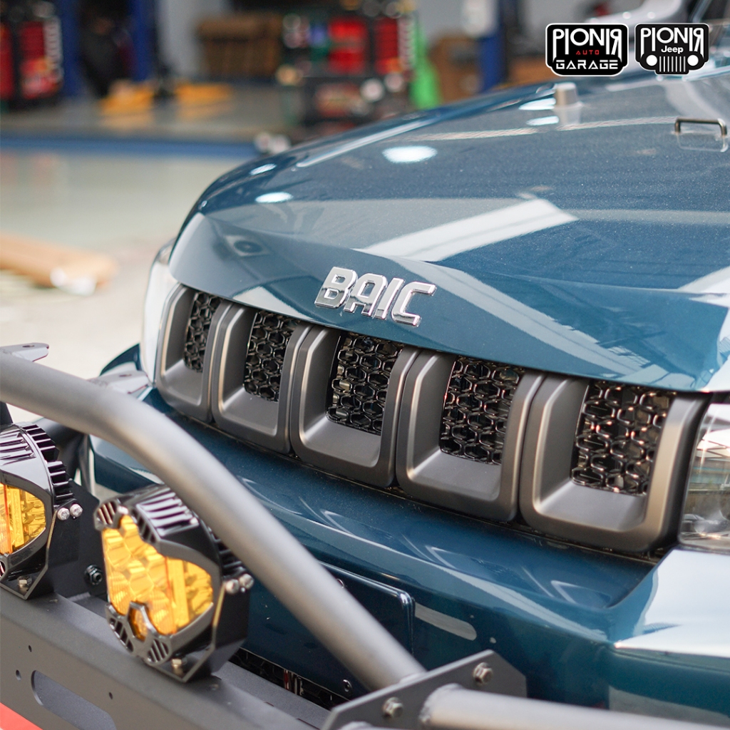 Jual Cover Grille BAIC BJ40 Plus Plastik ABS High Quality - Cover Grill ...