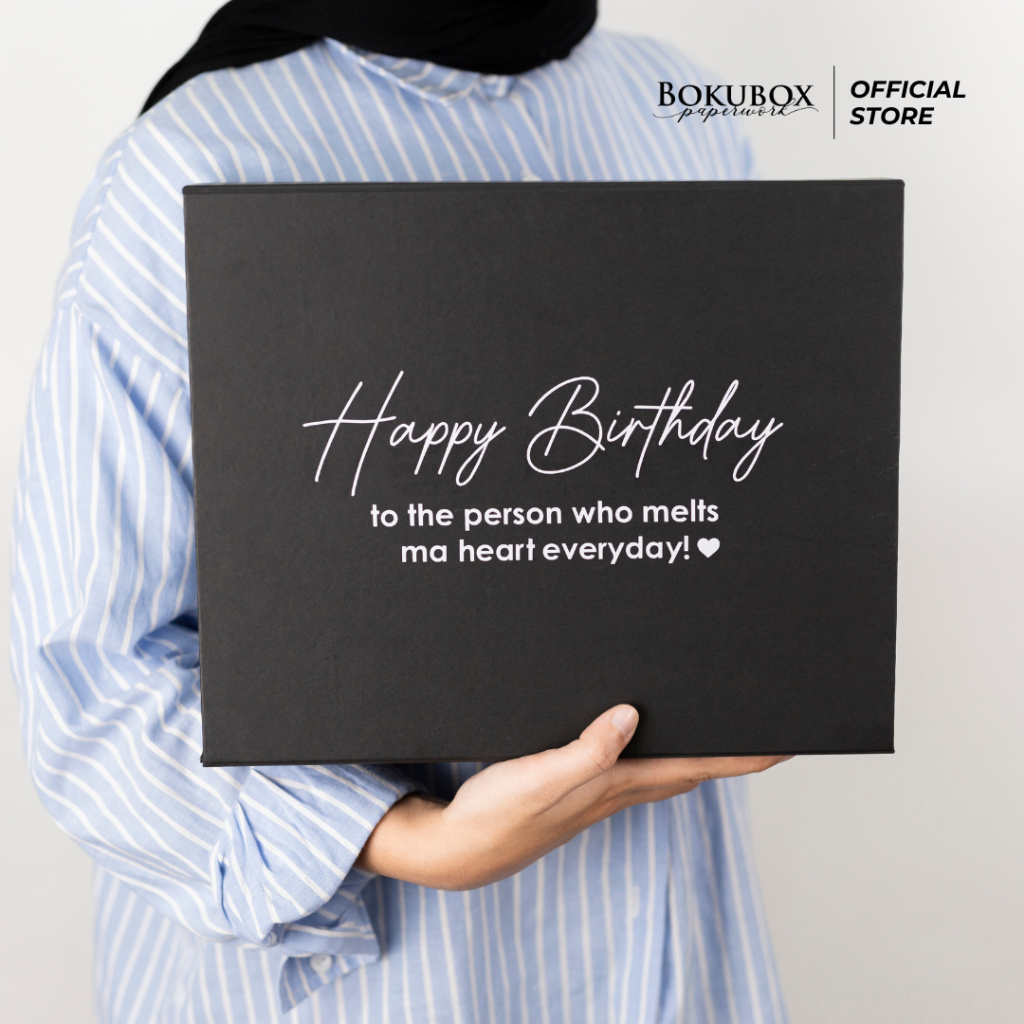 Jual [30x25x8] box kancing pita / kancing magnet /hard box / birthday ...