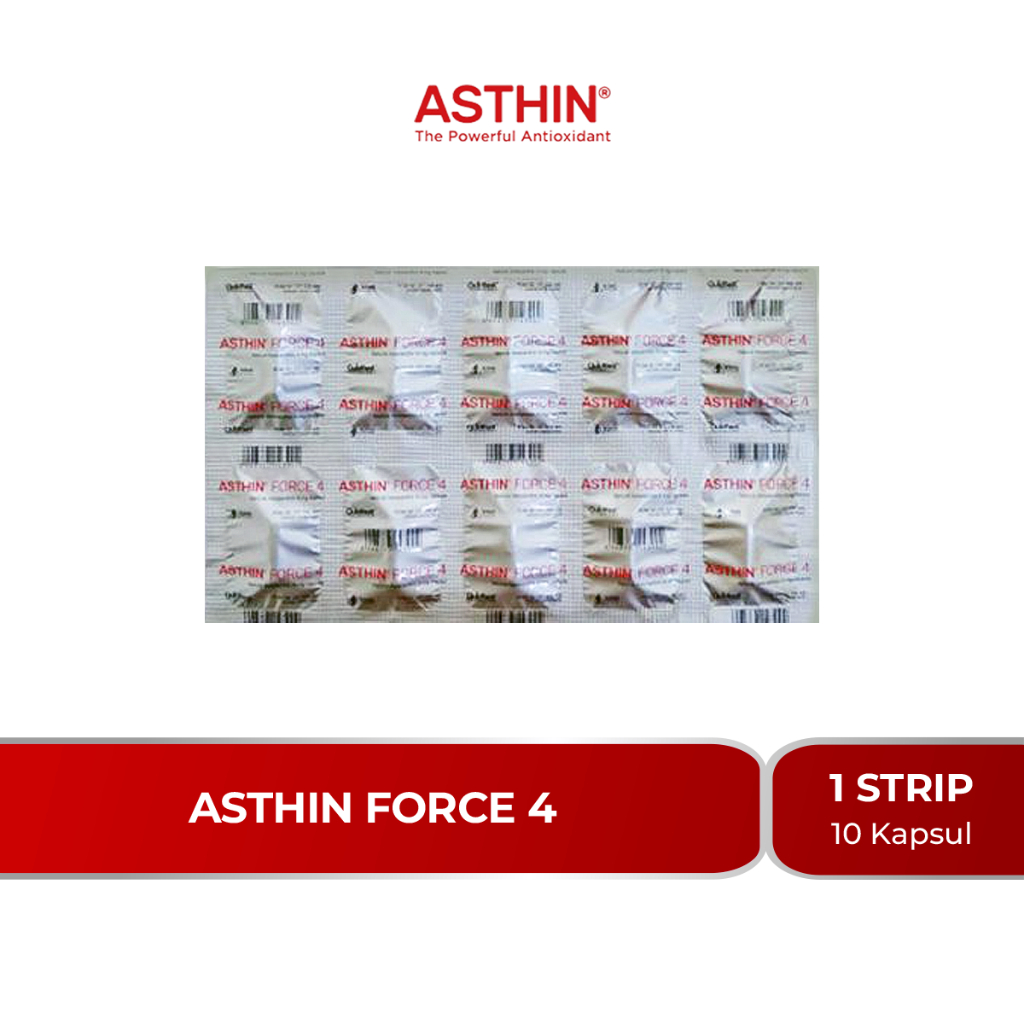Jual Asthin Force 4 - 1 strip @10 Kapsul | Shopee Indonesia