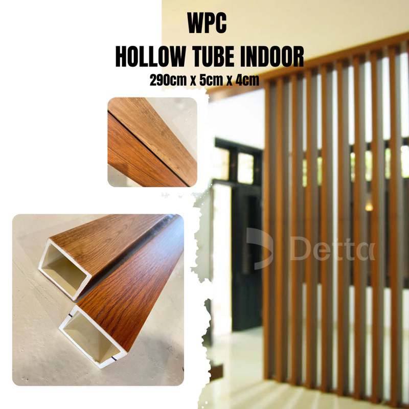 Jual WPC PARTISI HOLLOW KISI-KISI PARTISI PEMBATAS RUANGAN 5CM X 4CM ...