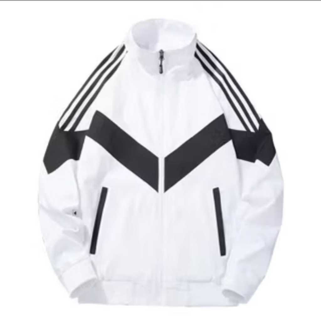 Jual Jaket Tracktop Victory Putih Casual Pria Wanita Premium Quality ...