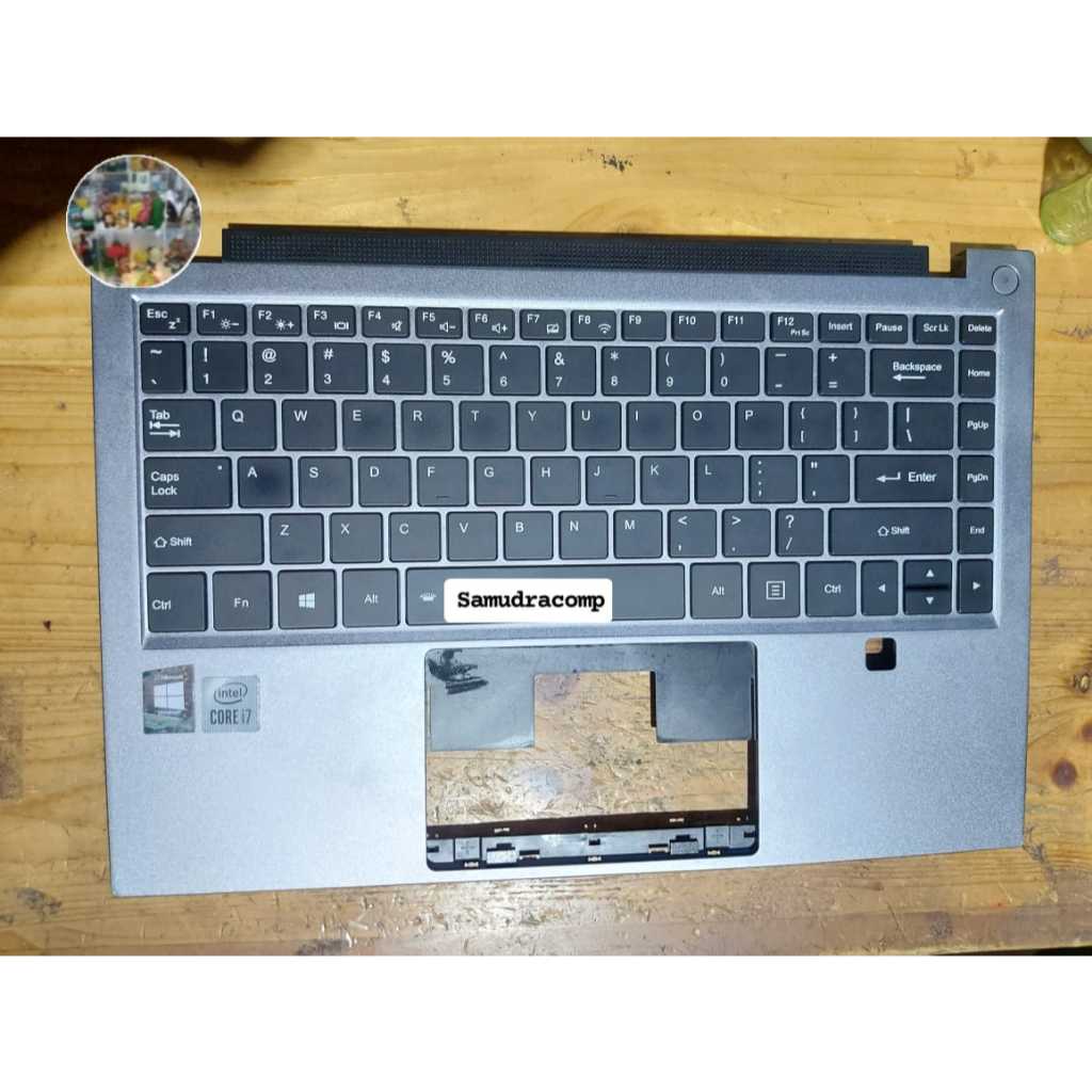 Jual Palmrest Keyboard Infinix Inbook X1 PRO Second Original Silver ...