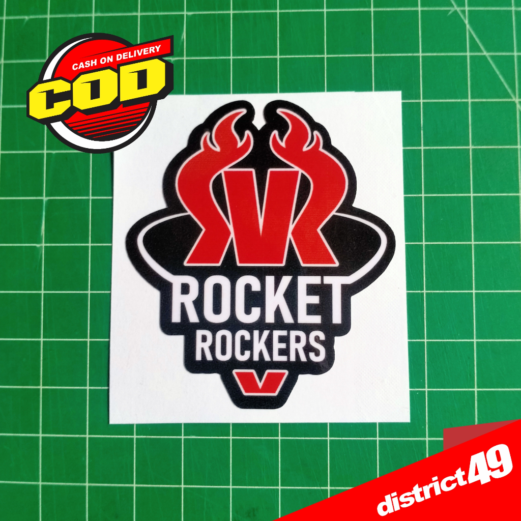 Jual Stiker ROCKET ROCKERS - Stiker Print Cut Laminasi Glossy Tahan Air ...