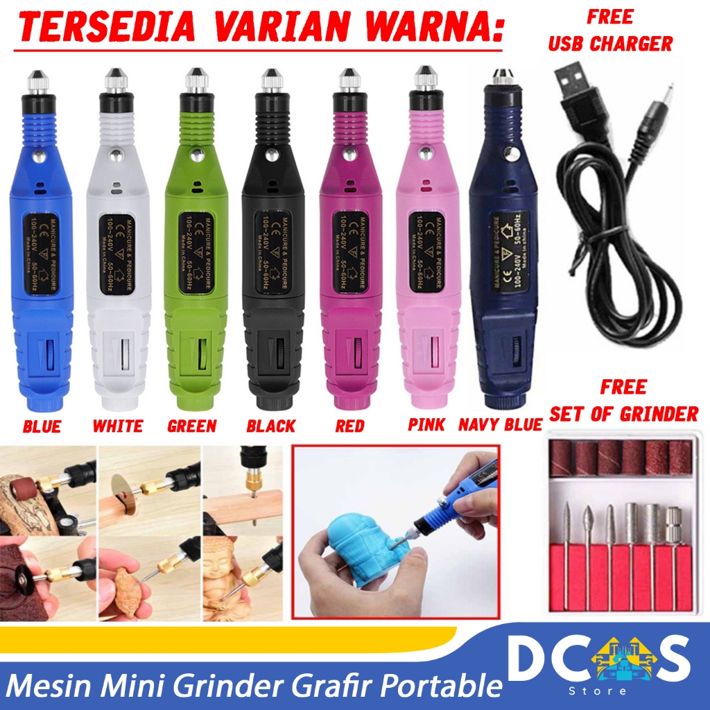 Jual Mesin Mini Grinder Grafir Bor Gerinda Alat Kikir Ukir Gerinda ...