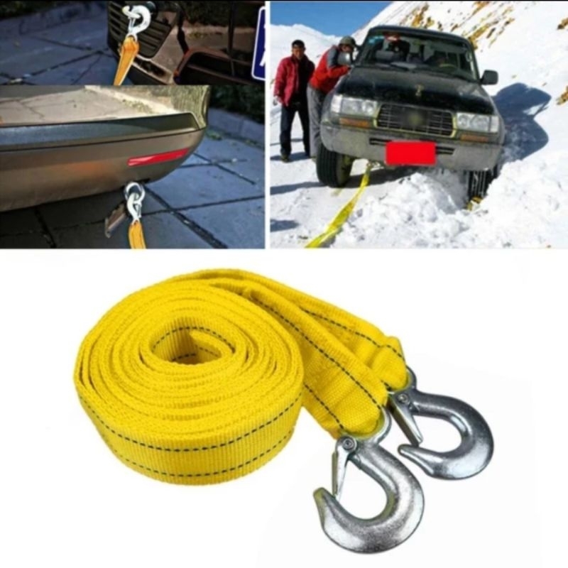 Jual alat derek mobil towing car emergency tow rope 3 meter 4 ton ...