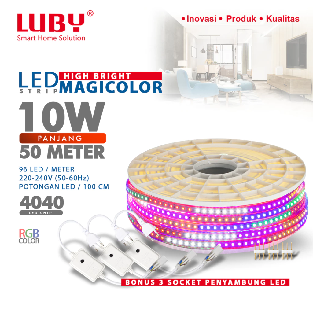Hidupkan Suasana Ruangan: Dekorasi Lebih Hidup Dengan Lampu LED Strip ...