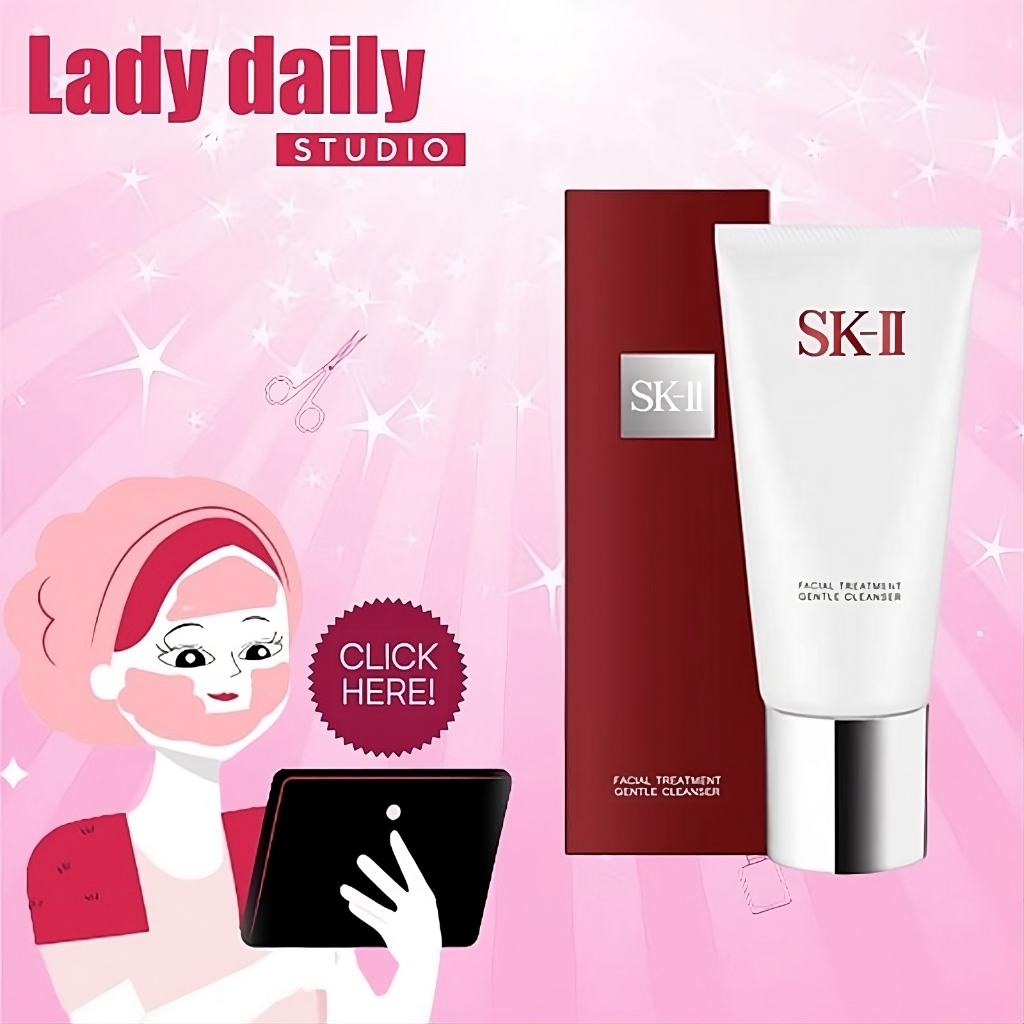 Jual Lady Daily SK-II SK II SK2 Facial Treatment Gentle Cleanser • 120g ...