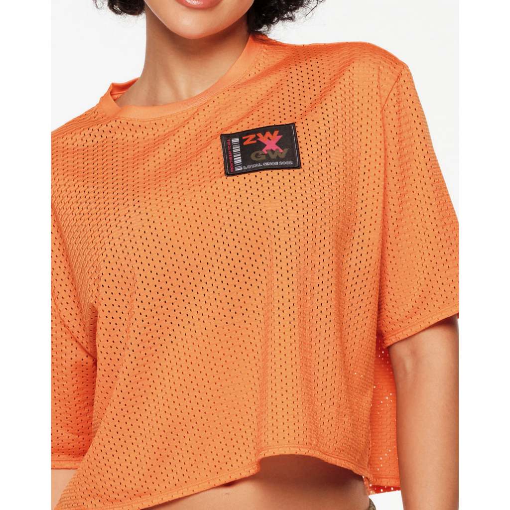 Jual ZW X GW Mesh Boxy Crop Top Zumbawear Original | Shopee Indonesia