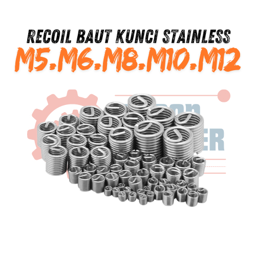 Jual Recoil Helicoil Thread Repair Pro Ukuran M5 M6 M8 M10 M12 Alat ...