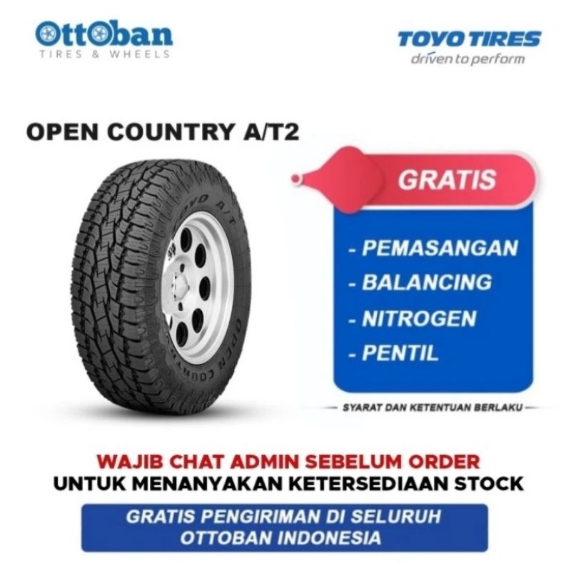 Jual Ban Mobil Toyo tires Open Country AT2 235 85 R16 120R | Shopee ...