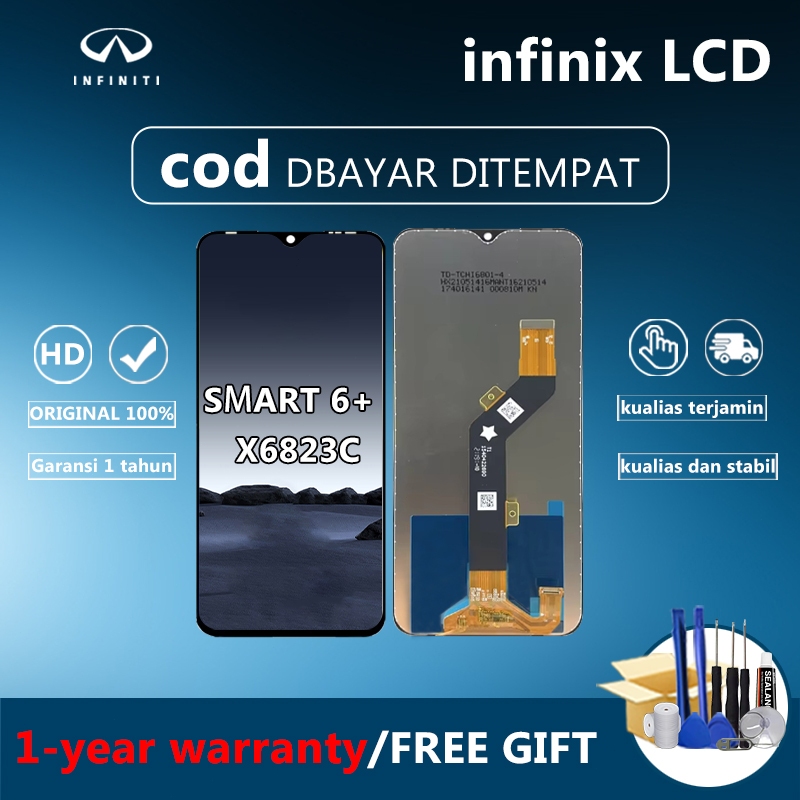 Jual {ORIGINAL} LCD Infinix x6823/smart 6+/6823c Fullset Touchscreen ...
