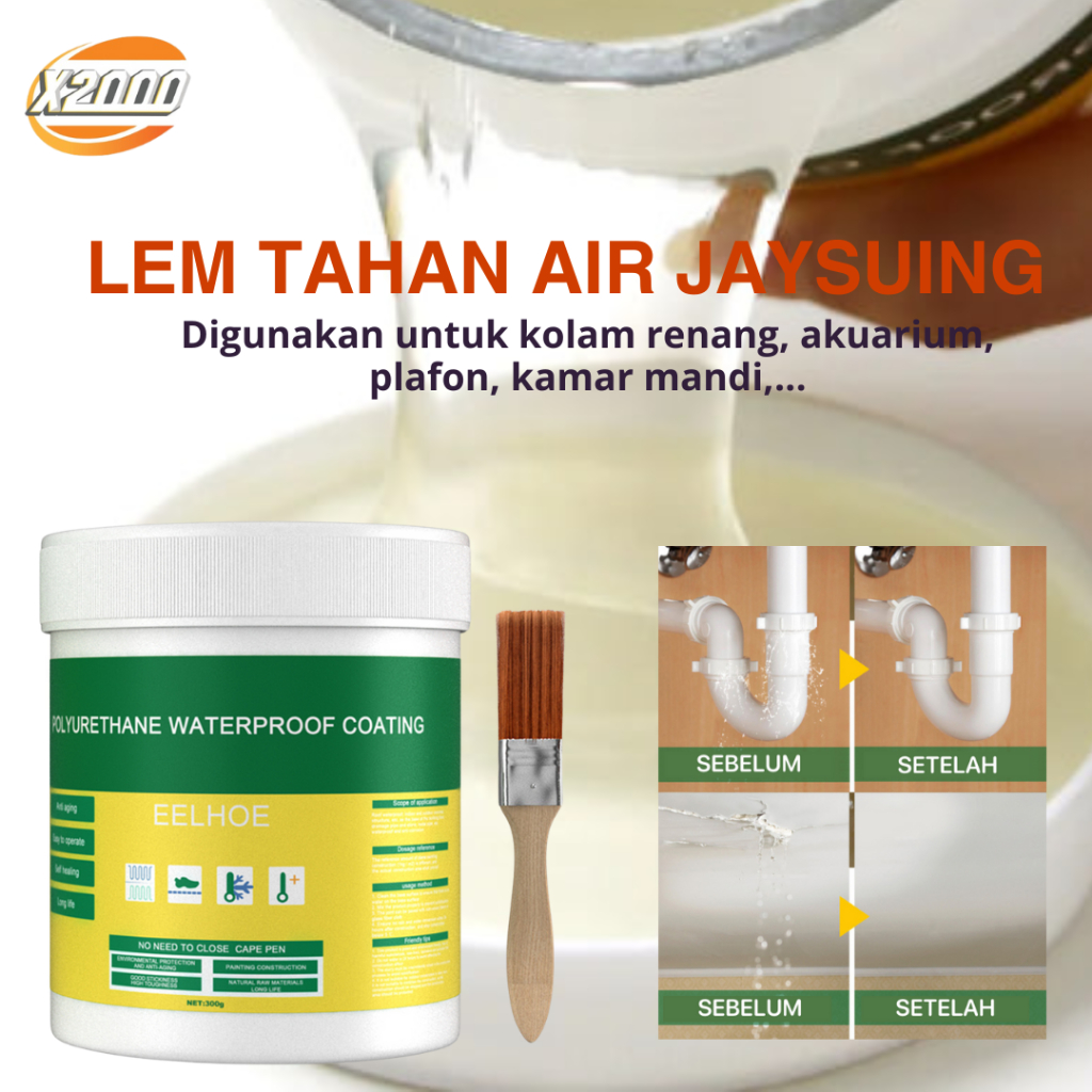 Jual [Original] Jaysuing Lem Transparan Anti Bocor JAYSUING WATERPROOF ...