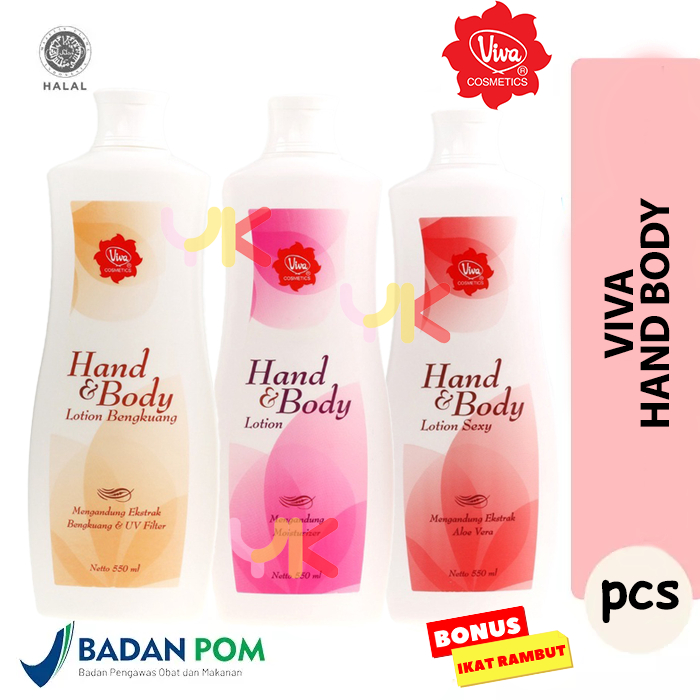 Jual VIVA Hand & Body Lotion 550ml (BESAR) Original BPOM | Shopee Indonesia