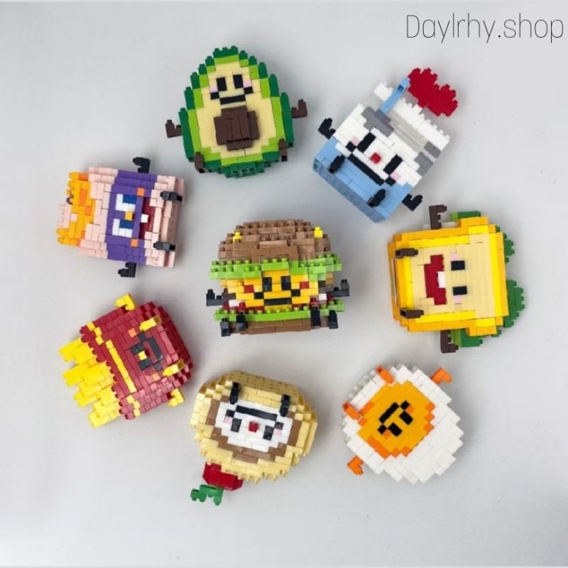 Jual DIY Mainan Lego Nano Blocks Brick Susun Model Makanan Block Mini ...