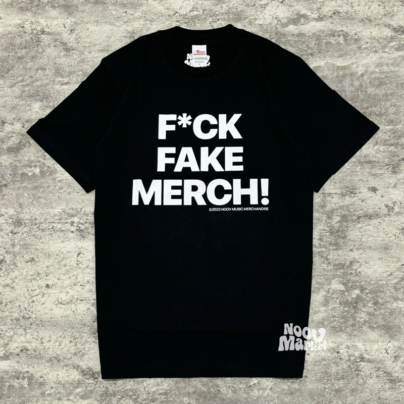 Jual Noov Market - Fake Merch! Tshirt - Black | Original Merchandise ...