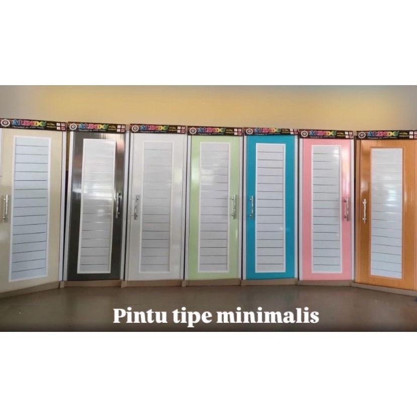 Jual [Packing Peti Kayu] PINTU KAMAR MANDI / PINTU PVC KOMBINASI PLAFON ...