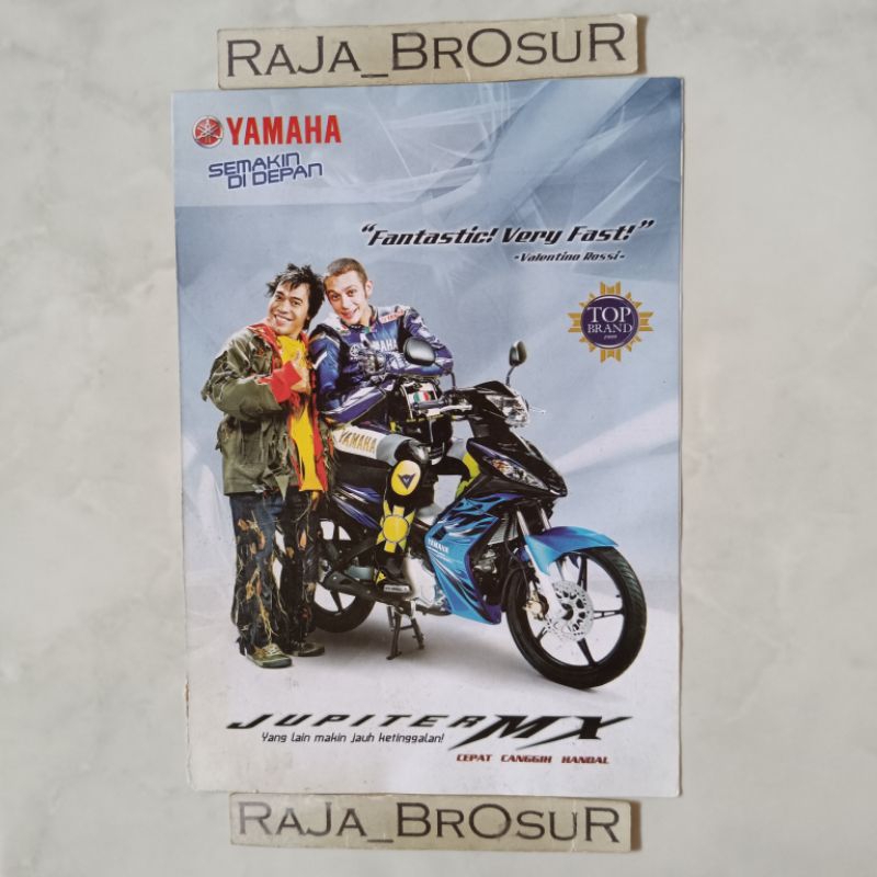 Jual Poster brosur katalog leaflet Yamaha Jupiter MX 135 LC/Jupiter MX ...