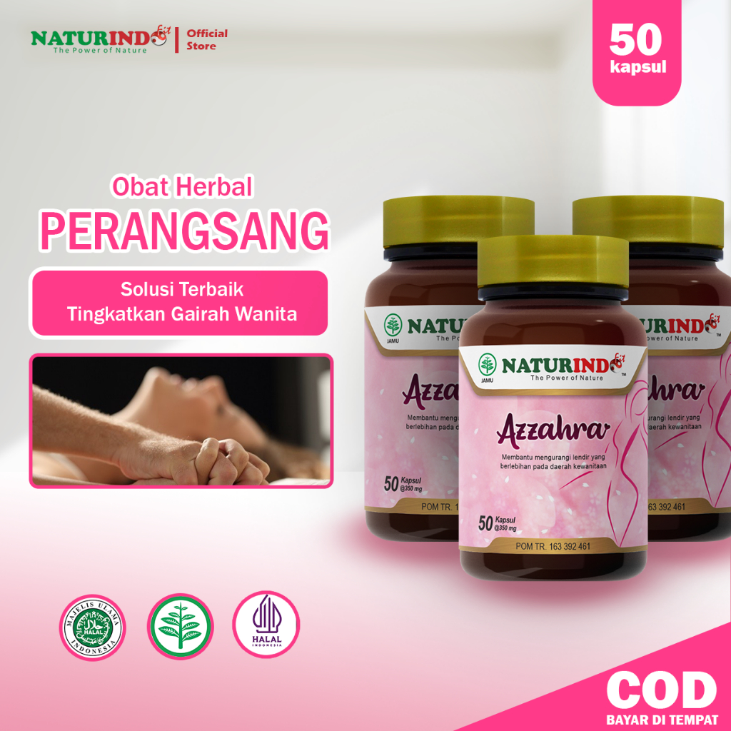 Jual [BPOM] NATURINDO - AZZAHRA Obat Perangsang Wanita Ampuh Gairah ...