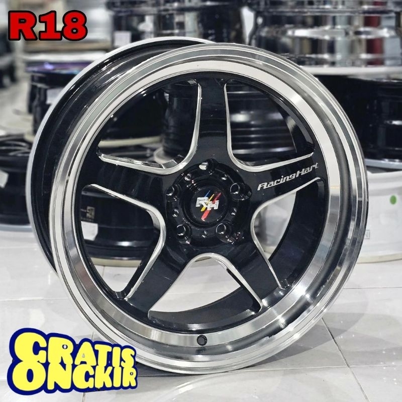 Jual Velg mobil racing r18 SAMLONG RACING HART LEBAR 8,5 velg mobil ring 18 velg racing mobil ...