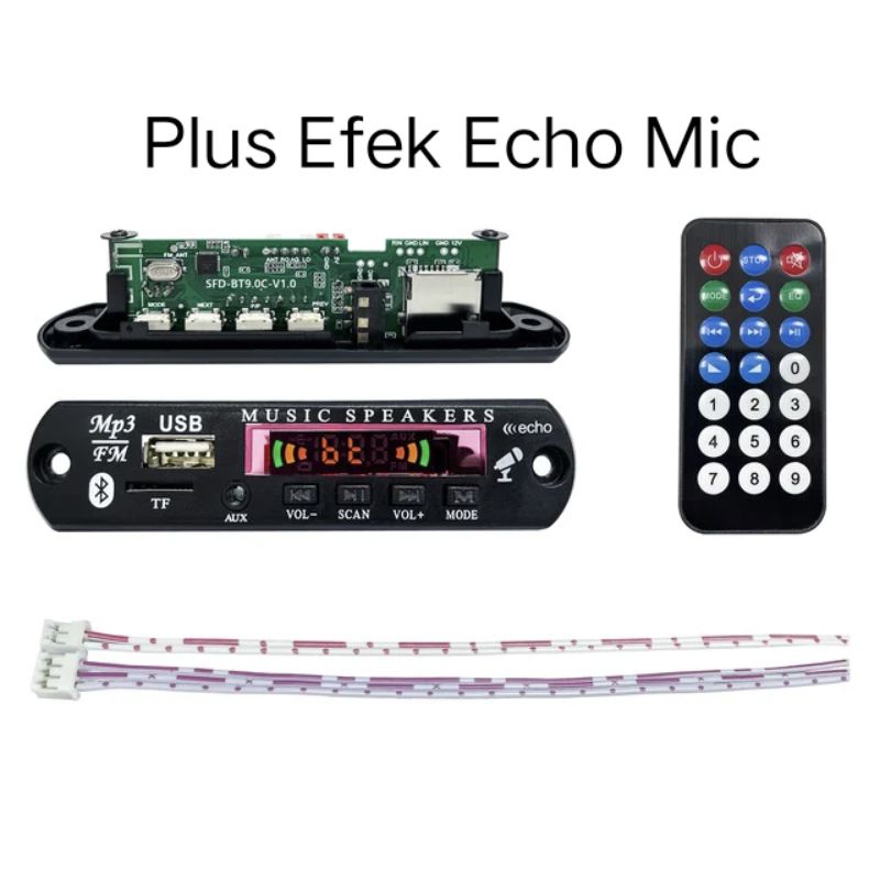 Jual MP3 Player Modul Bluetooth Audio Plus Efek Echo | Shopee Indonesia