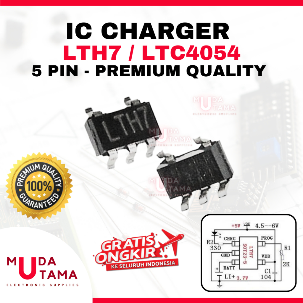 Jual LTH7 LTC4054 SMD IC CHARGER - IC CHARGER LTC4054 - IC LTH7 - - IC CHARGER LTH7 - IC LTC4054 ...