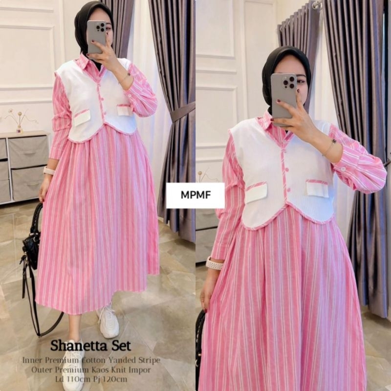 Jual Shanetta Set • Original Vanilla • Matt Cotton Premium | Shopee ...