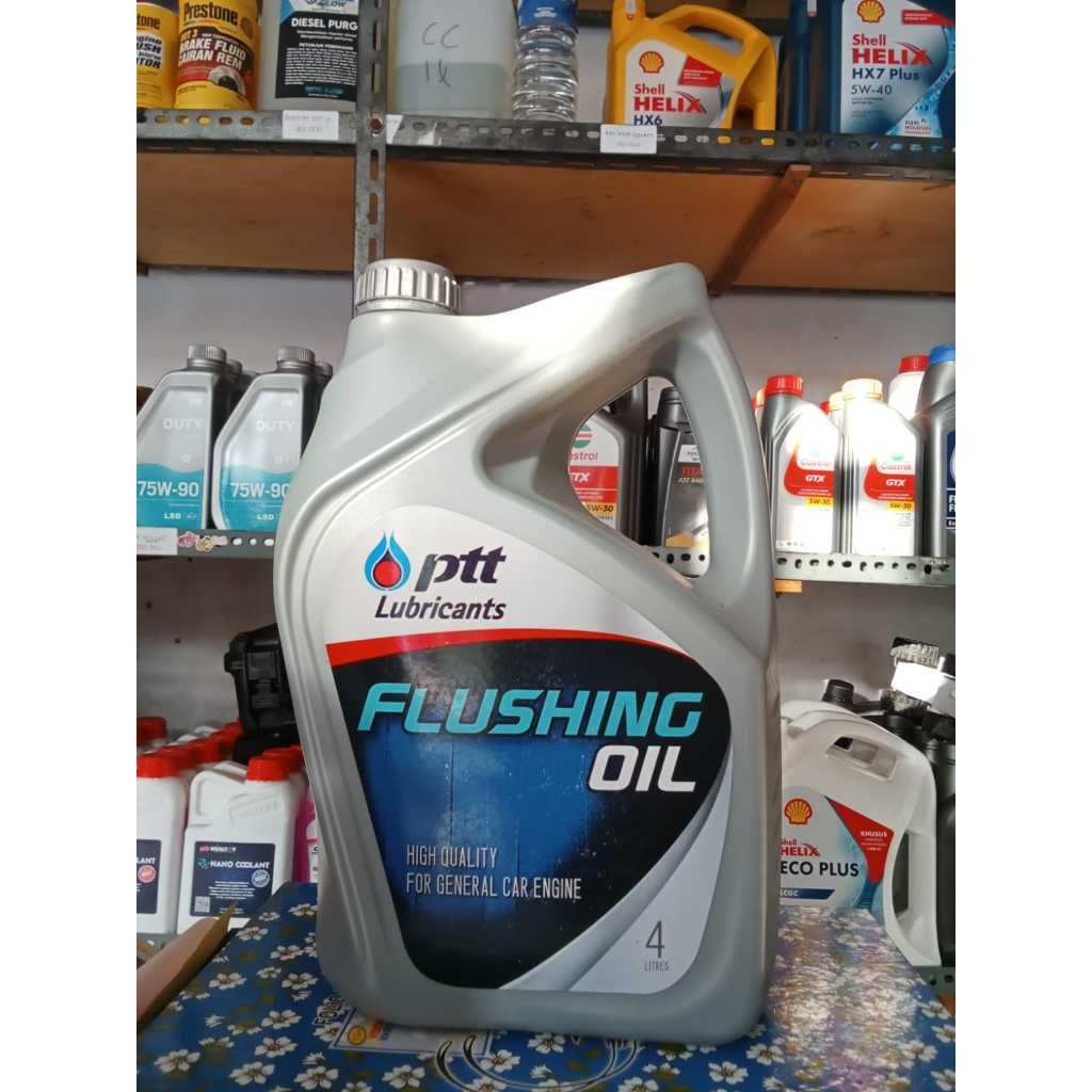 Jual PTT LUBRICANTS FLUSHING OIL 4 LITER | Shopee Indonesia