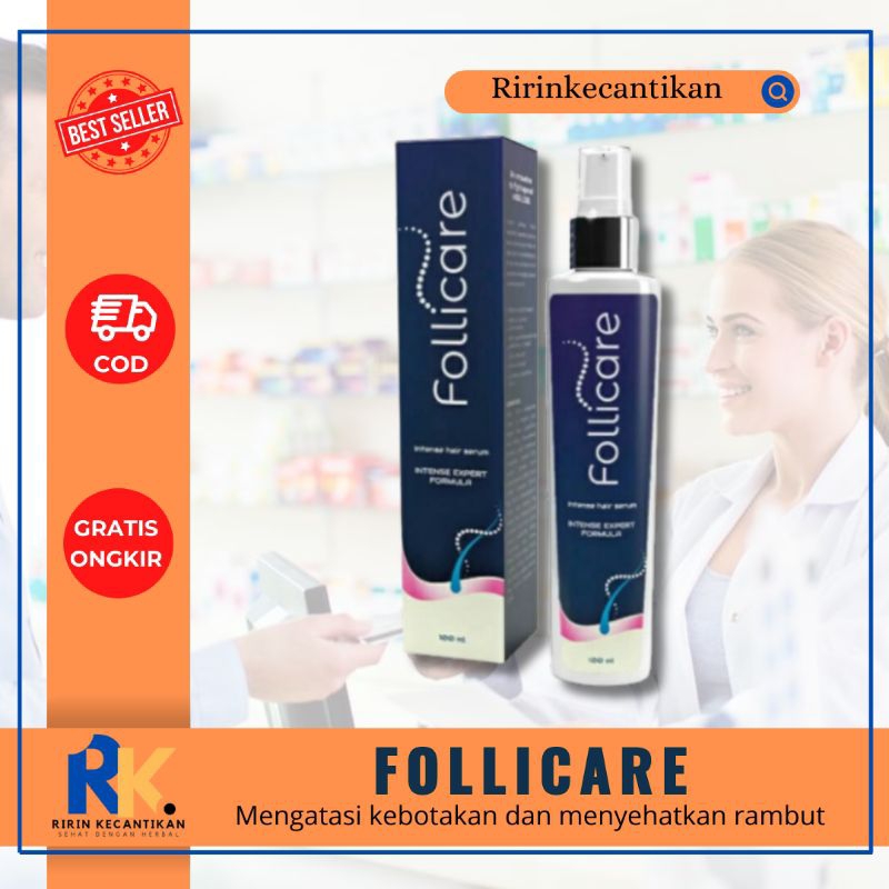 Jual FOLLICARE HAIR SRUM ASLI OBAT PENUMBUH RAMBUT ATASI KEBOTAKAN DAN ...