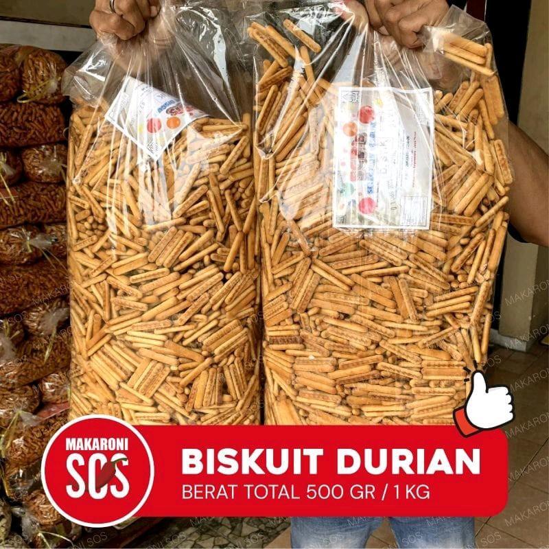 Jual Biskuit Stik Durian 1kg Manis Renyah Stik Durian Jajan Lebaran ...