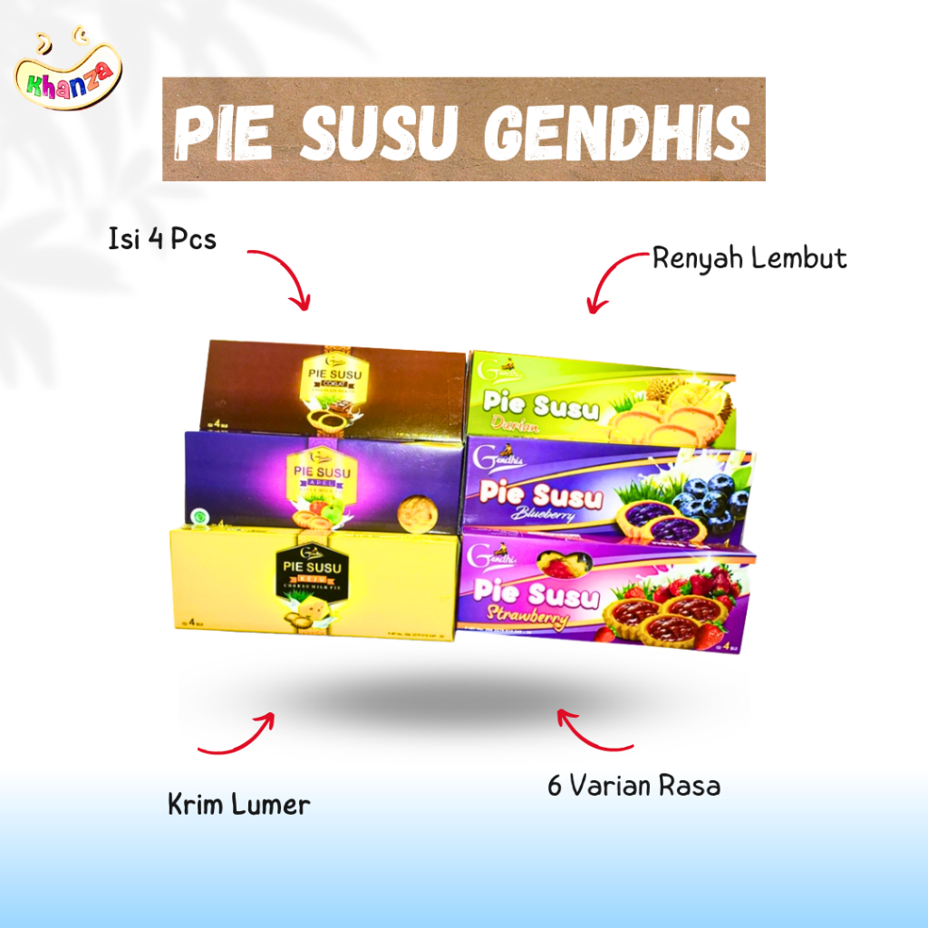 Jual Pie Susu Rasa STROBERI BLUEBERRY KEJU COKLAT APEL DURIAN Khas Kota ...